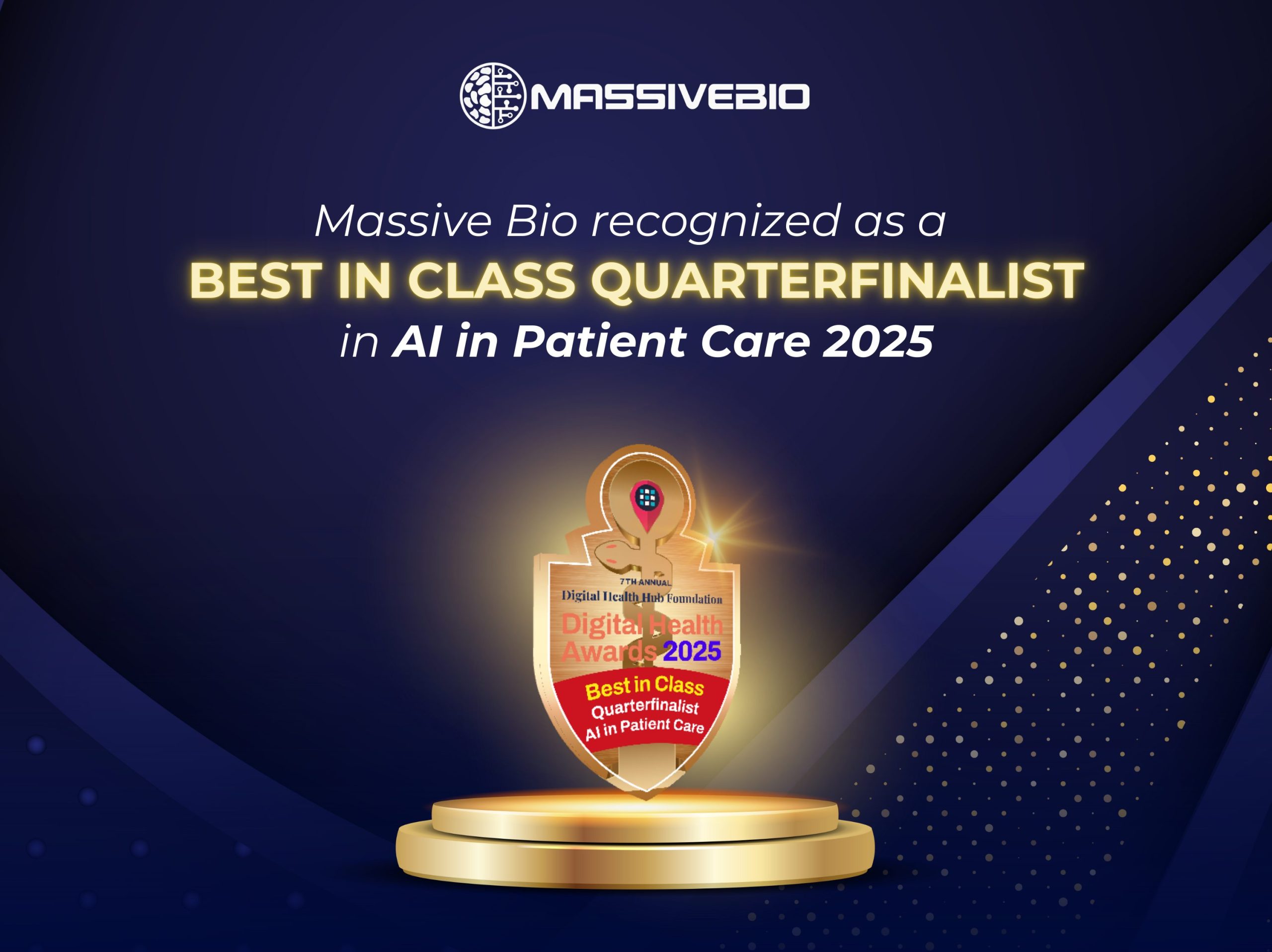 Massive Bio Best in Class Quarterfinalist AI in Patient Care 2025